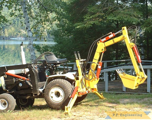 Garden Tractor Backhoe | Fasci Garden